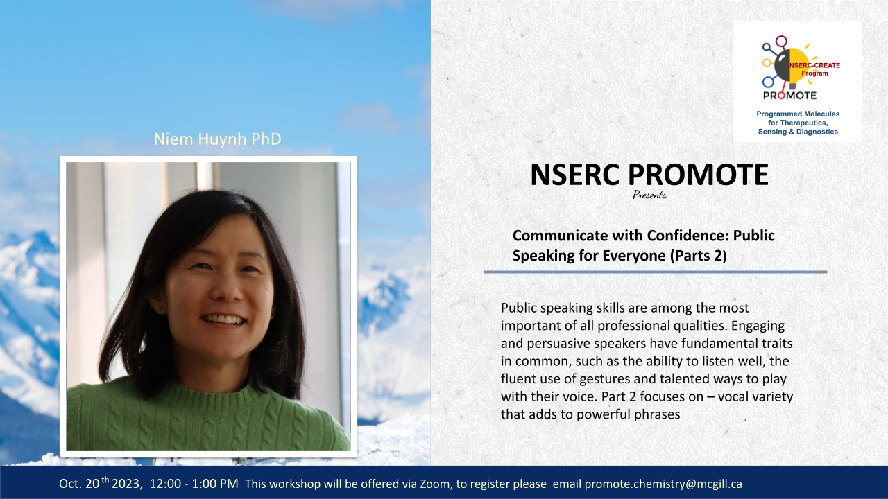 NSERC CREATE in Programmed Molecules for Therapeutics, Sensing and ...